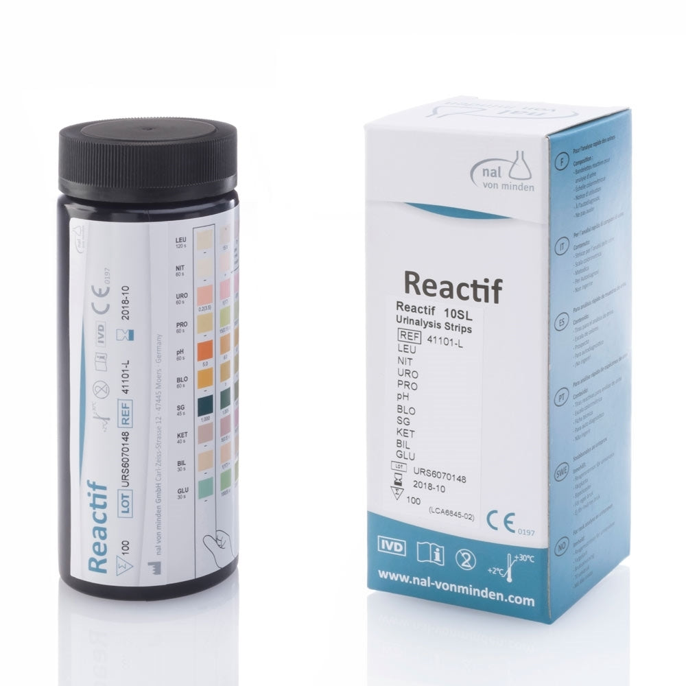 Reactif Urine Reagent Test Strips 10SG (100) – Trugrade Medical Supplies