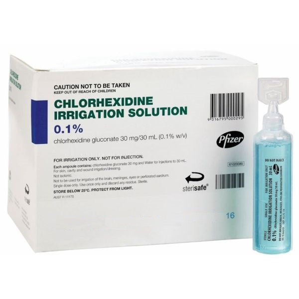 Chlorhexidine Irrigation Solution 0.1% – Trugrade Medical Supplies