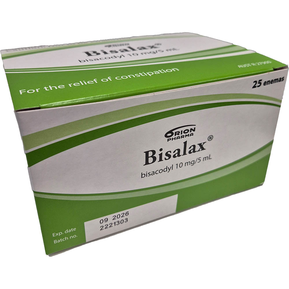 Bisalax Enema 5ml - Box of 25 – Trugrade Medical Supplies