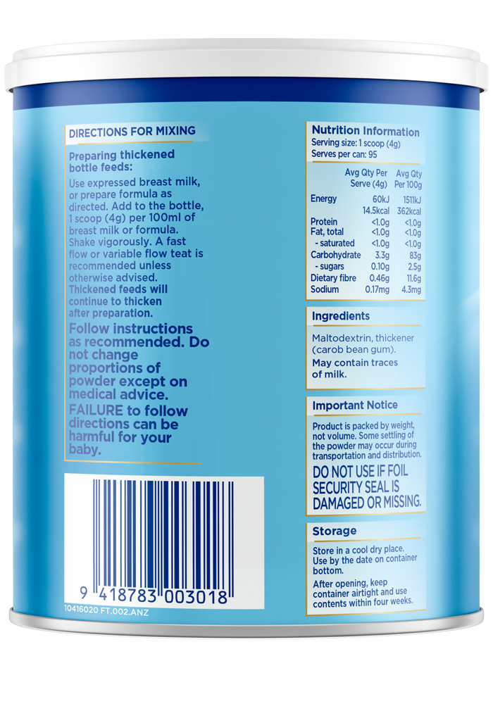 Aptamil Feed Thickener - Infant Formula Thickening Agent – Trugrade ...