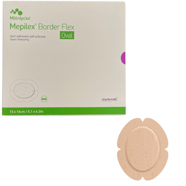 Mepilex Border Flex Oval - Box/5 – Trugrade Medical Supplies