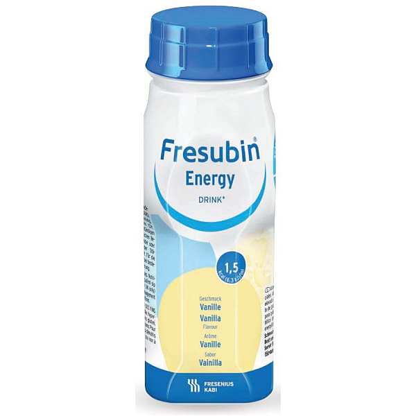 Fresubin Energy Drink 200mL - 11.2g of protein and 300 kcal per bottle ...