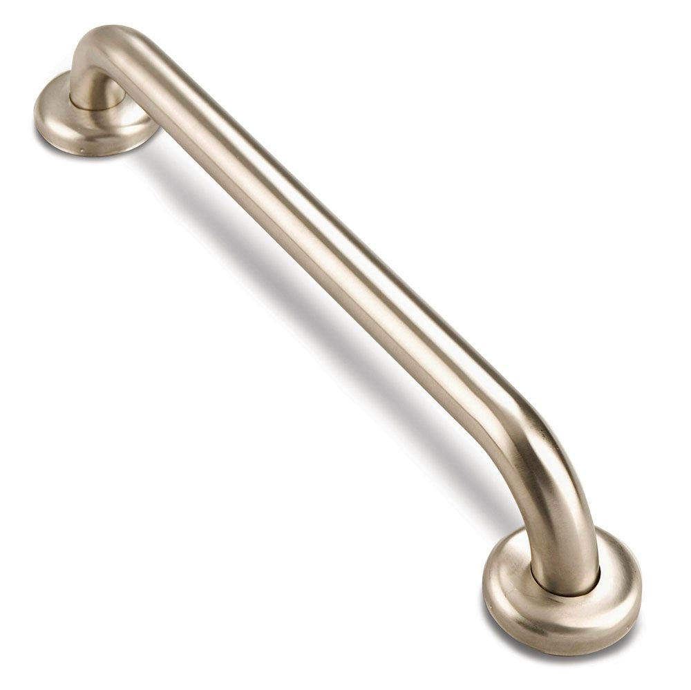 CareQuip Bath/Shower Rail 32mm Stainless Steel with Concealed Flanges ...