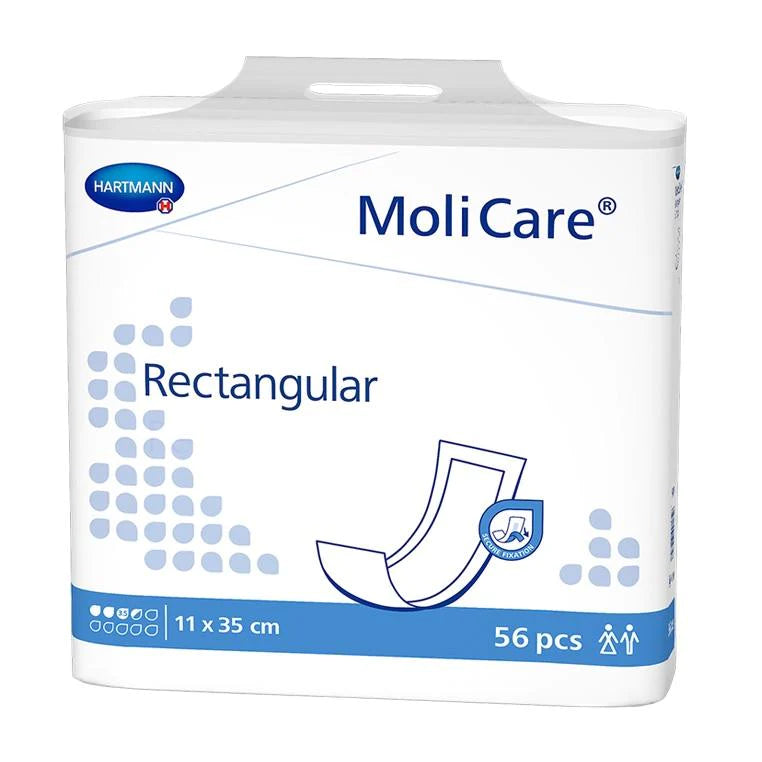 Molicare Rectangular Pad 11x35cm (56) – Trugrade Medical Supplies
