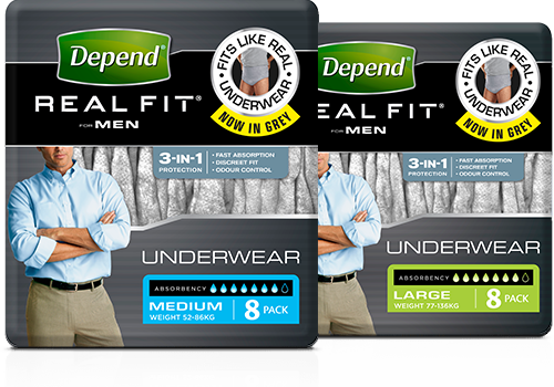 Depend Real Fit for Men – Trugrade Medical Supplies